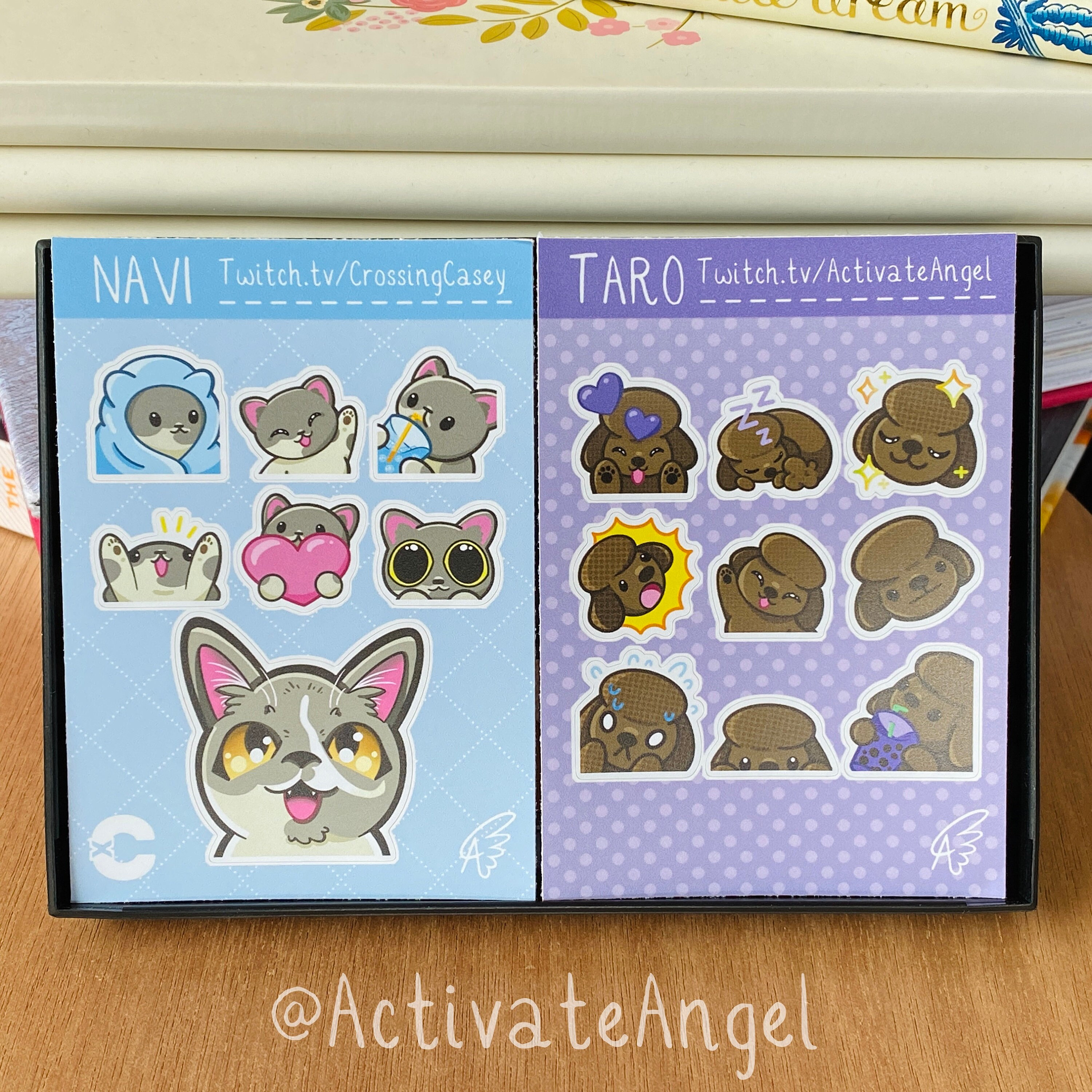 Twitch Emote Mini Sticker Sheets Activateangel X - Etsy