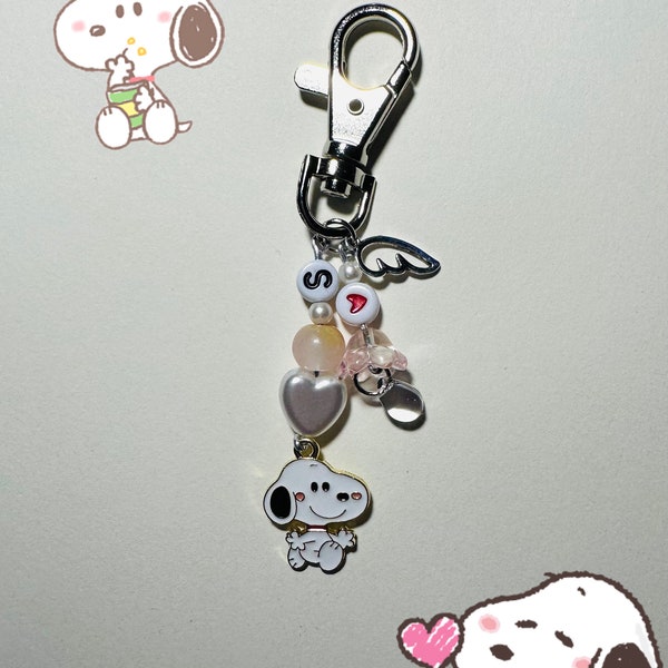Snoopy Keychain - Etsy