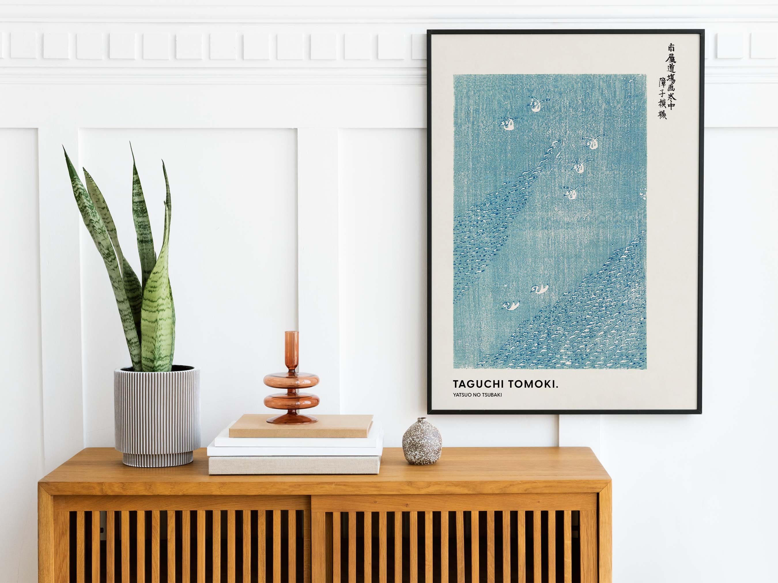 Blue Lake Print Taguchi Tomoki Art Japanese Room Decor Minimalist Print ...