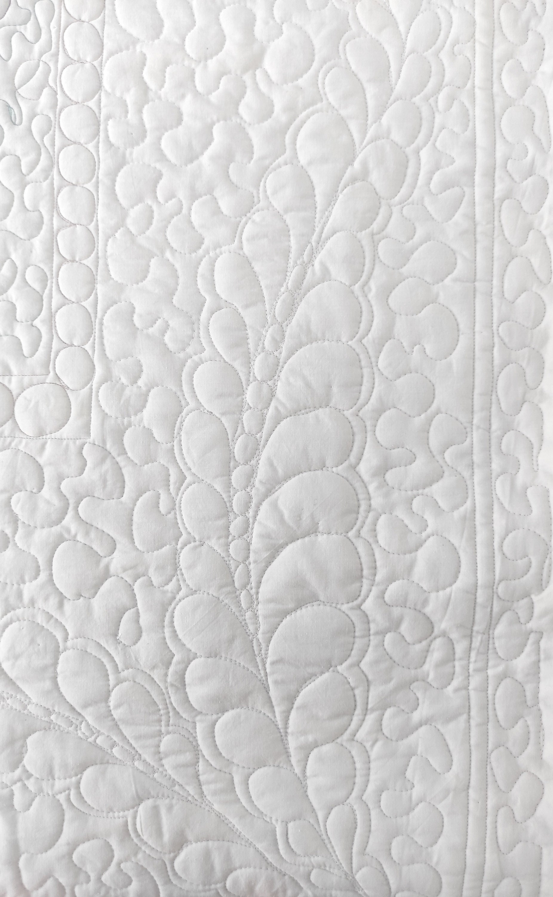 White solid color quilt Quilted throw blanket | Etsy