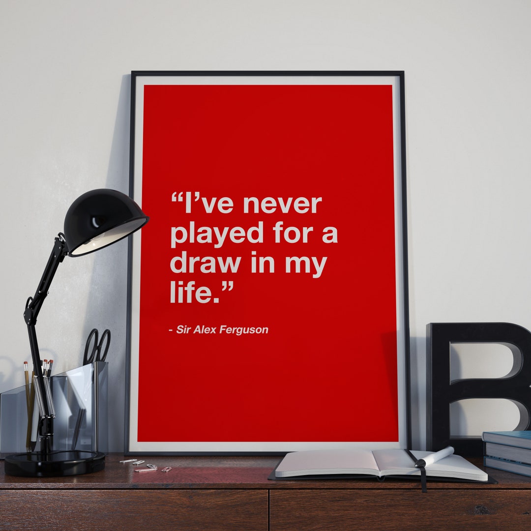 Football Print, Gift for Him, Manchester United Wall Art, Art Prints ...