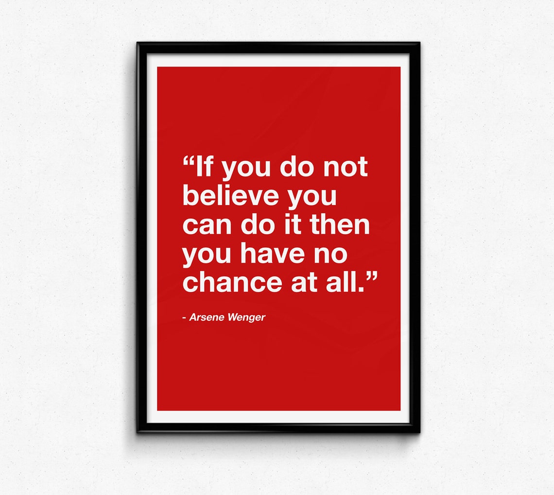 Arsenal, Football Print, Gift for Him, Arsenal Wall Art, Quote Prints ...