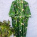 EXPRESS DELIVERY Green Tiger Print Cotton Robe Casual - Etsy