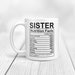 Funny Sister Mug for Sister Birthday Gift Christmas Gift for Her Sister ...