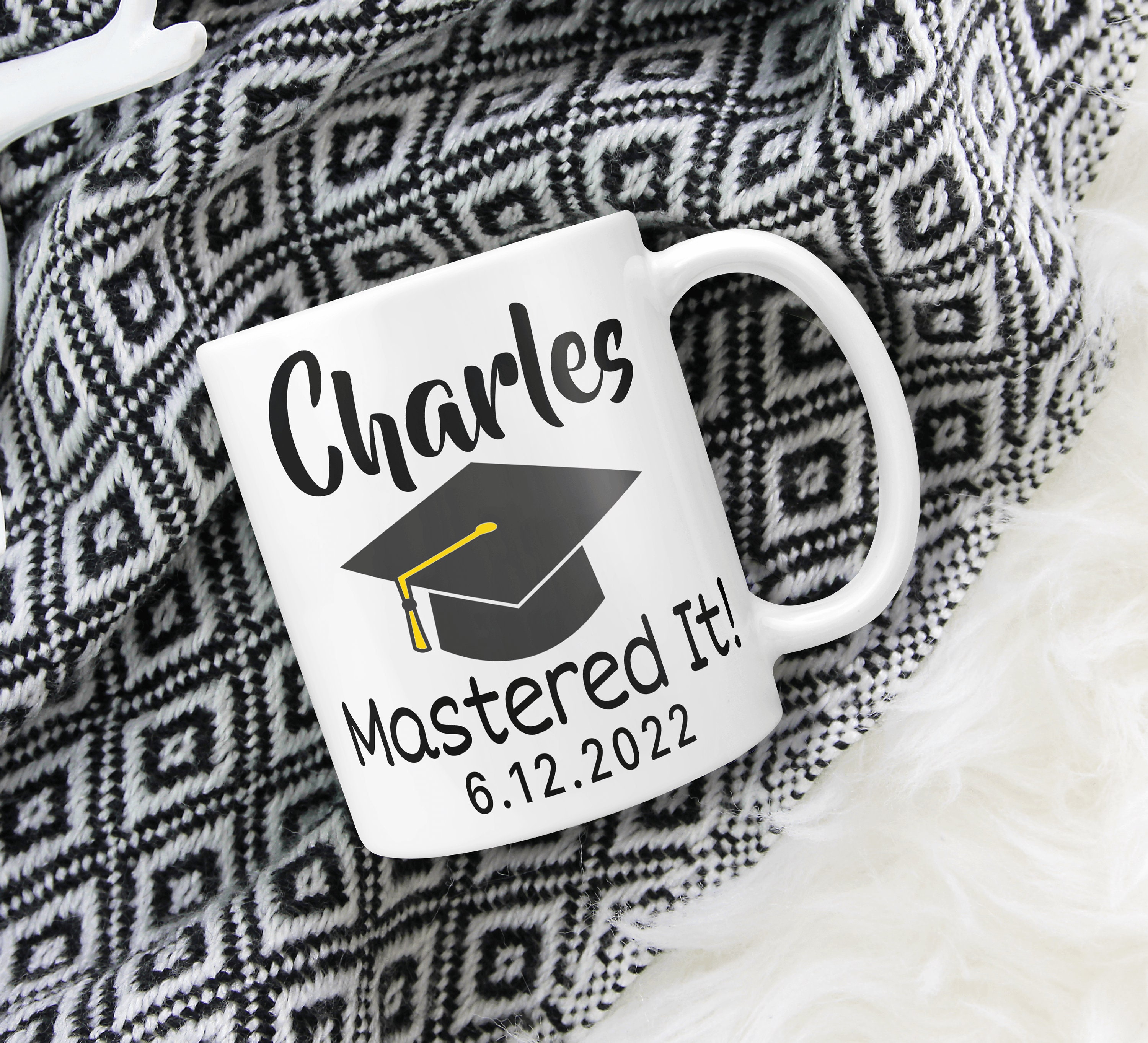 Personalized Masters Degree, Mastered It Mug, Graduation Gift for ...
