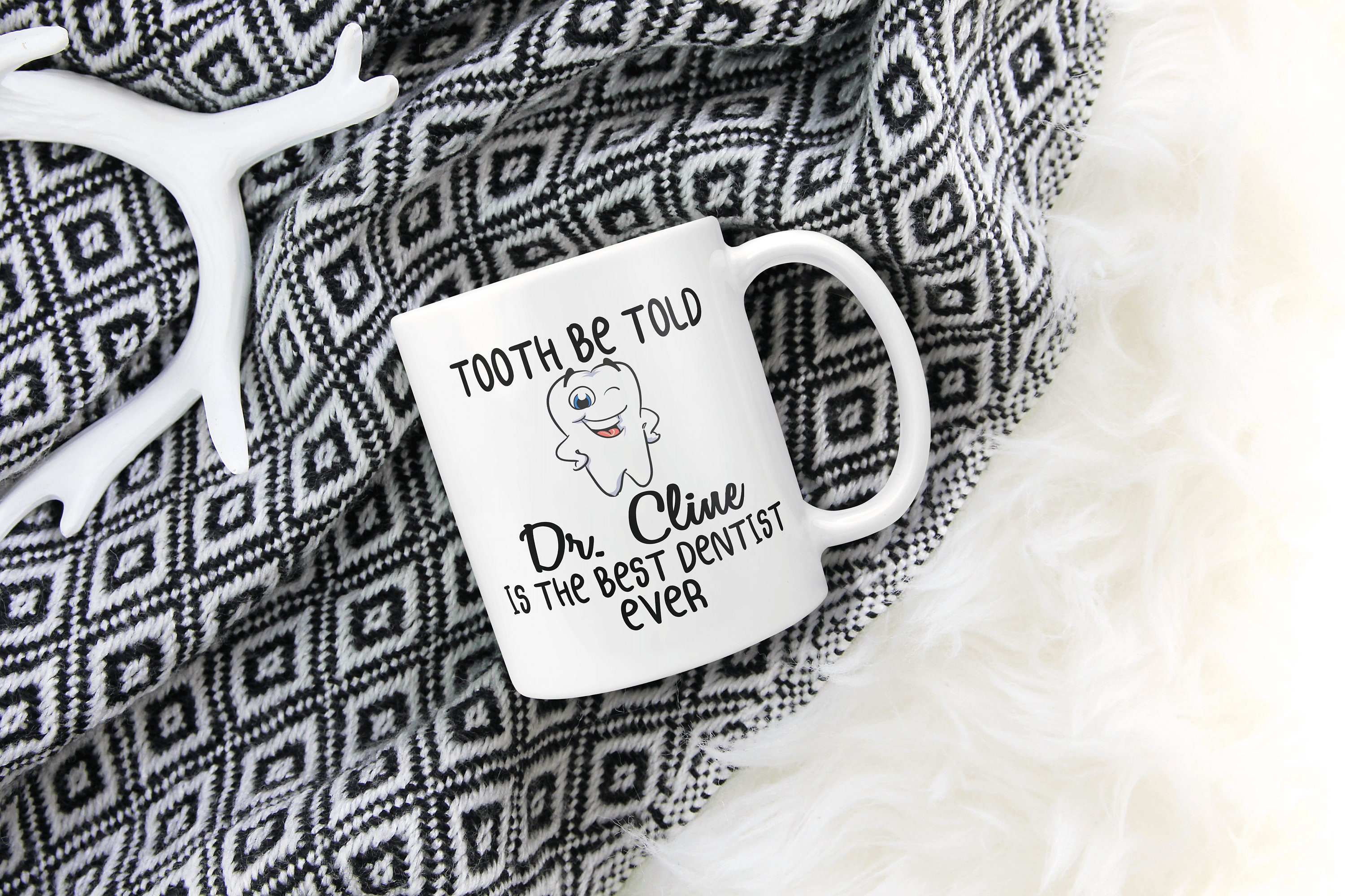 Custom Dentist Mug, Gift for Dentist, Personalized Dentist Cup With ...