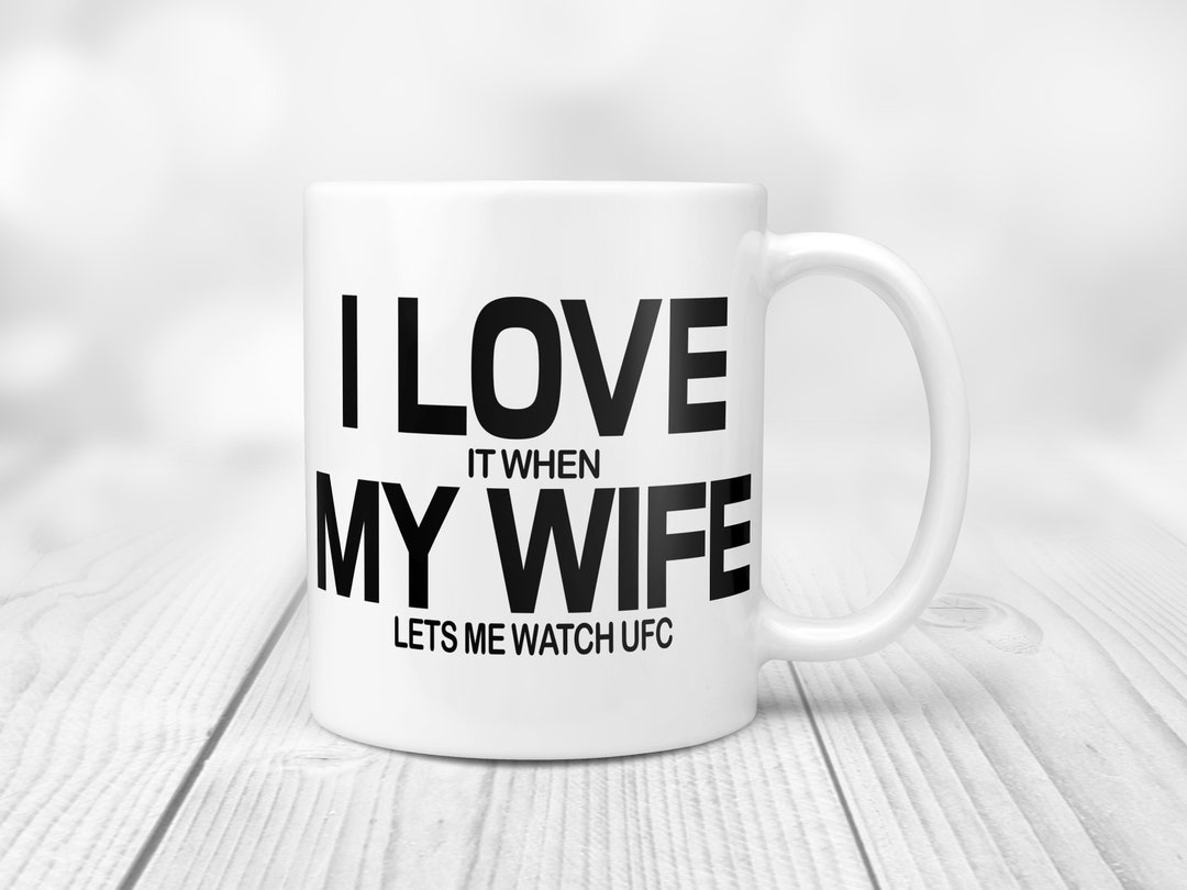UFC Gift, UFC Mug, UFC Husband, Ufc Gift for Men, Mma Mug, Watch Ufc ...