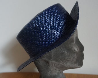 Up Turned Straw Hat - Etsy