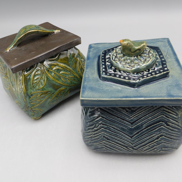 Pottery Trinket Box - Etsy
