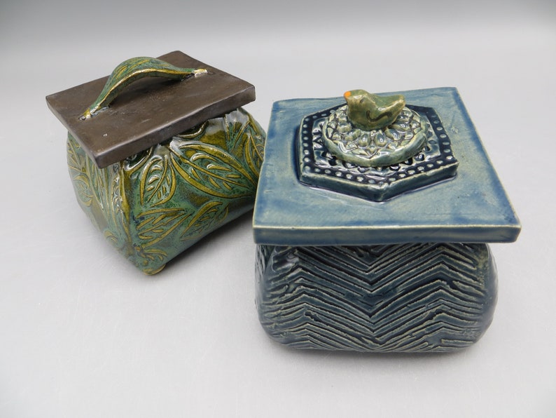 Box Handmade Pottery Box Decorative Box - Etsy