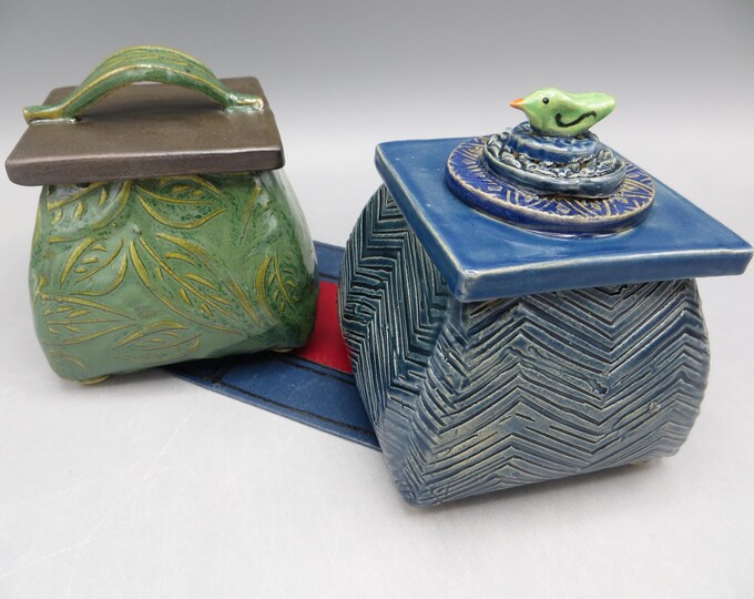 Box; Handmade Pottery Box; Decorative Box - Etsy
