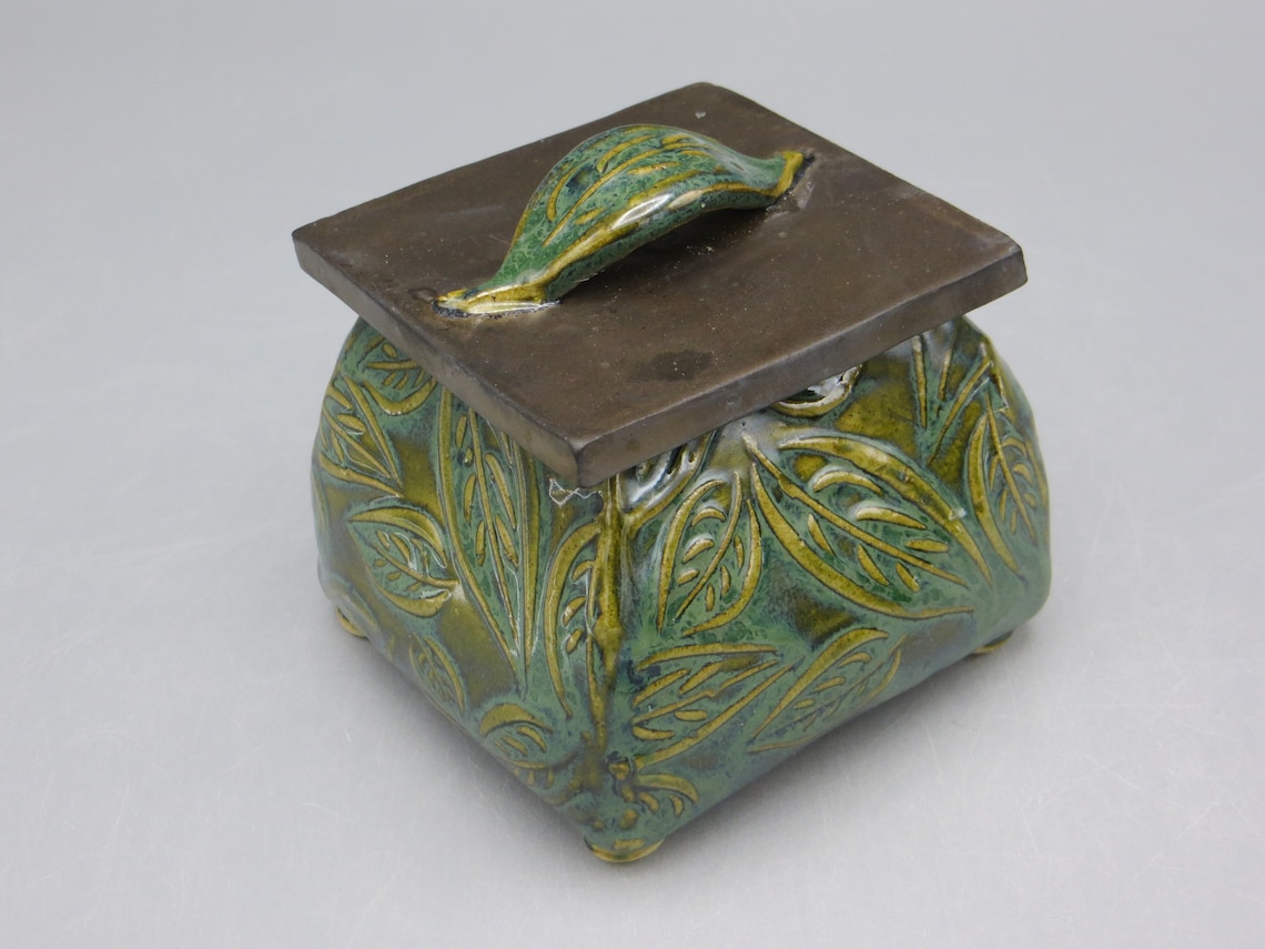 Box Handmade Pottery Box Decorative Box - Etsy