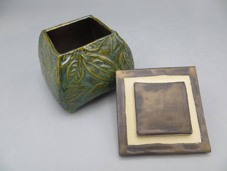 Box Handmade Pottery Box Decorative Box - Etsy