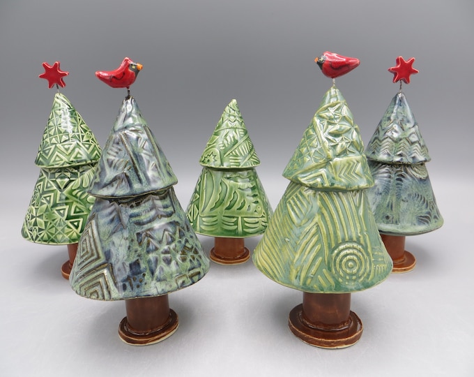 Christmas Tree Decoration Handmade Ceramic Pottery Christmas - Etsy