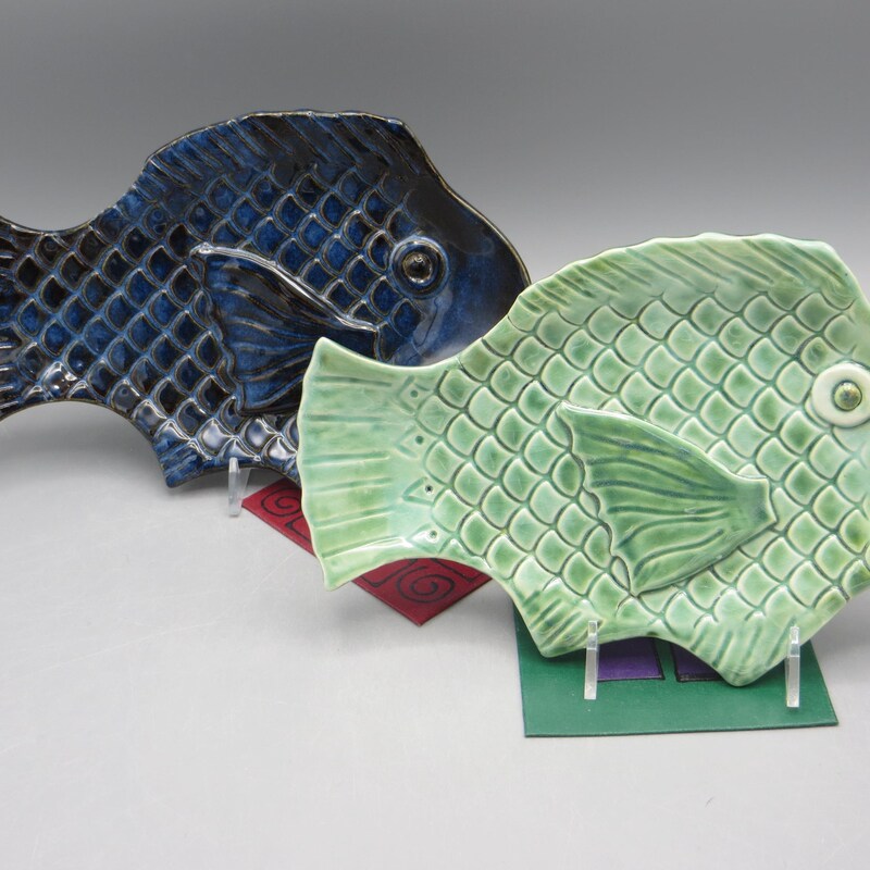 Fish Plates - Etsy