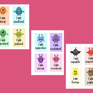 Positive Affirmation Cards for Kids, Printable Digital Download, Social ...