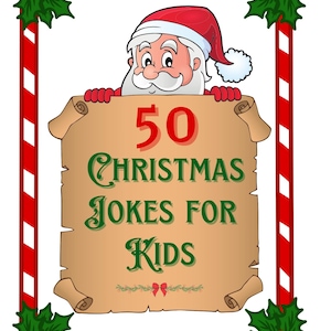50 Christmas Jokes for Kids, Illustrated Digital Download Printable ...