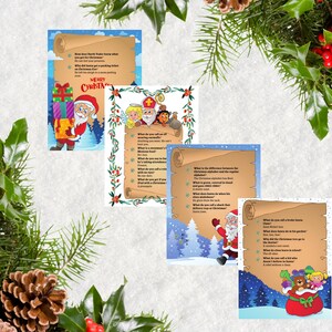 50 Christmas Jokes for Kids, Illustrated Digital Download Printable ...