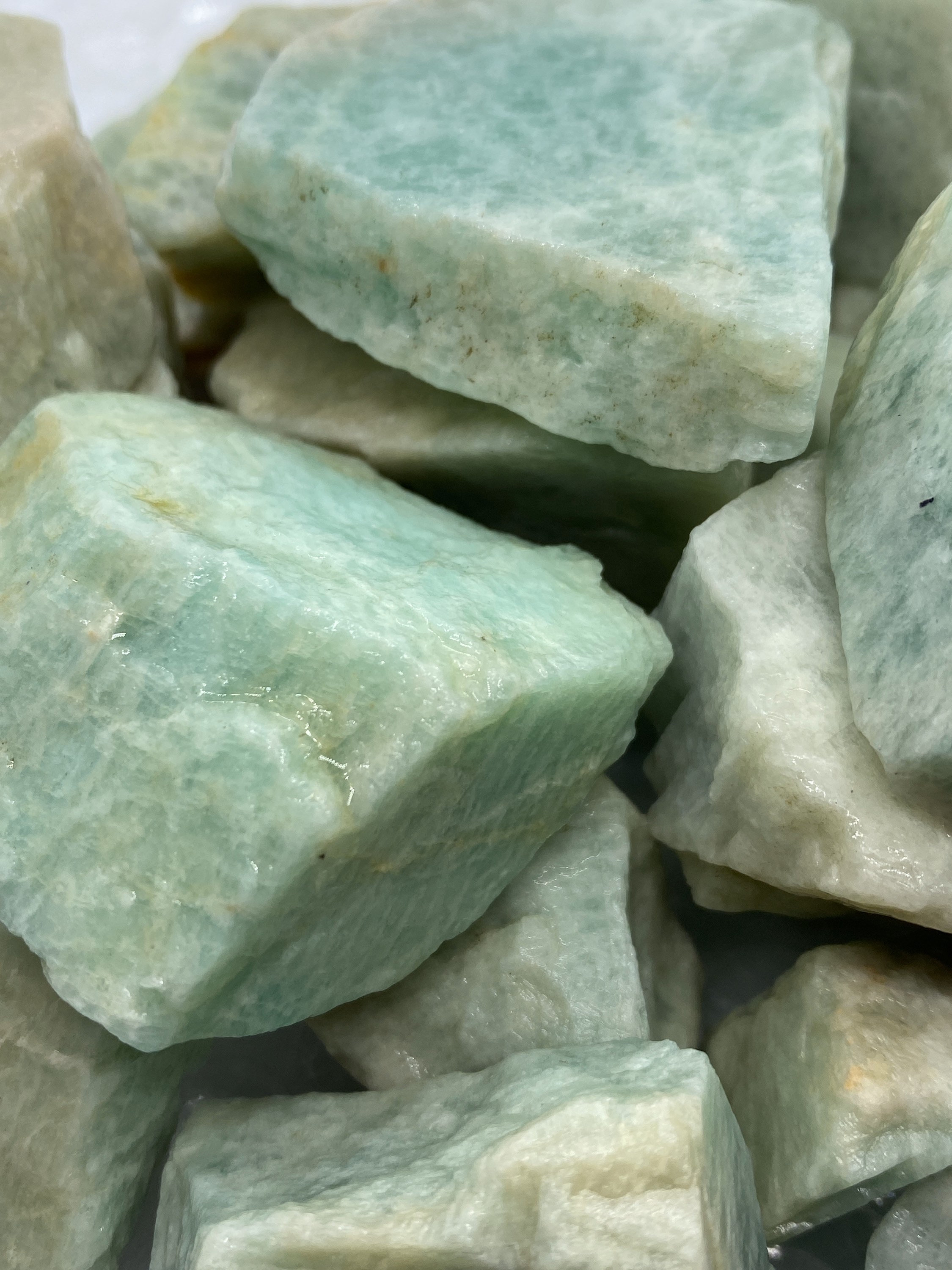 AMAZONITE Crystal - Raw Amazonite Stone - Raw Amazonite - Healing ...
