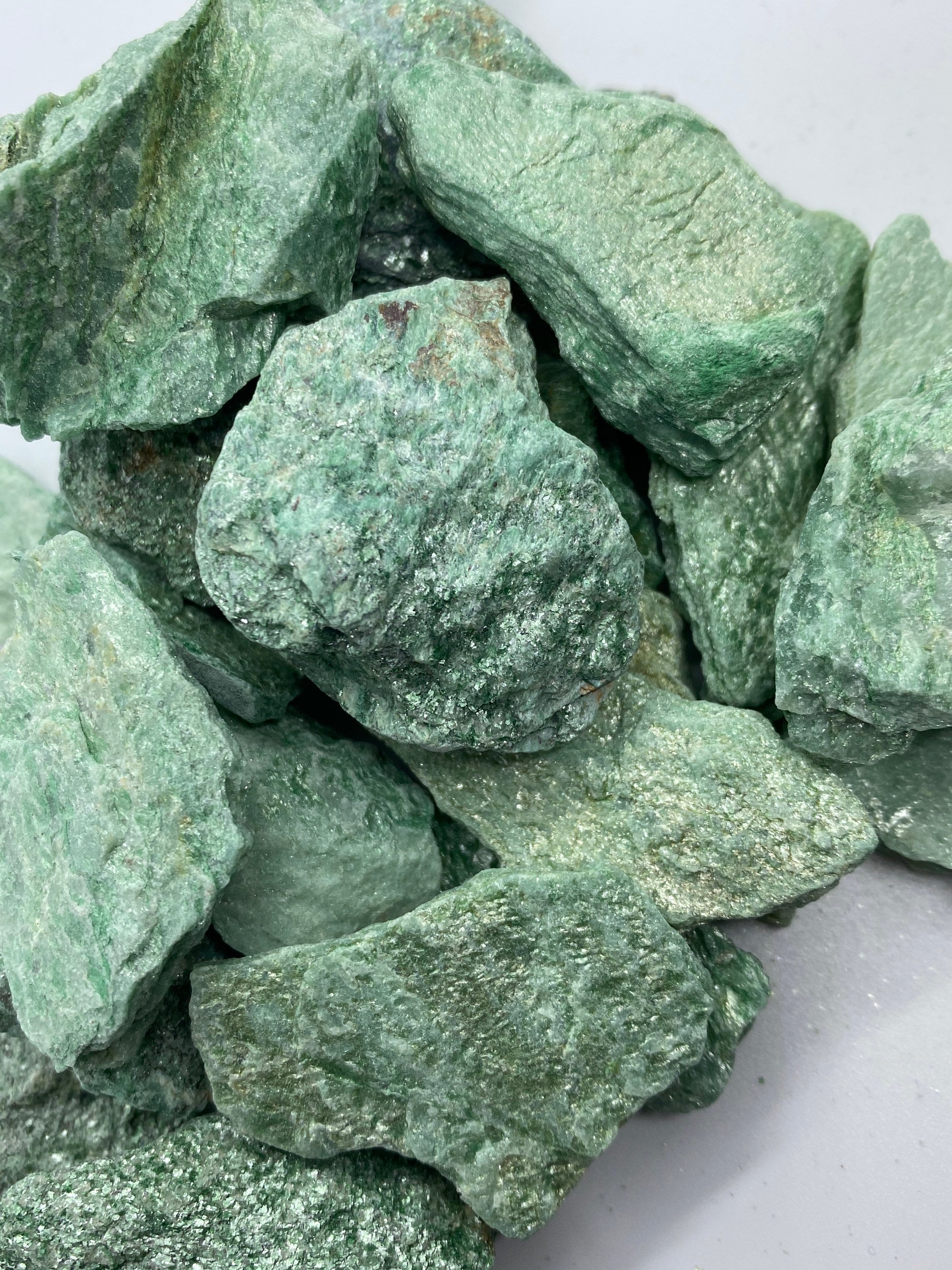 GREEN FUCHSITE Raw Fuchsite Stone raw stones rough | Etsy