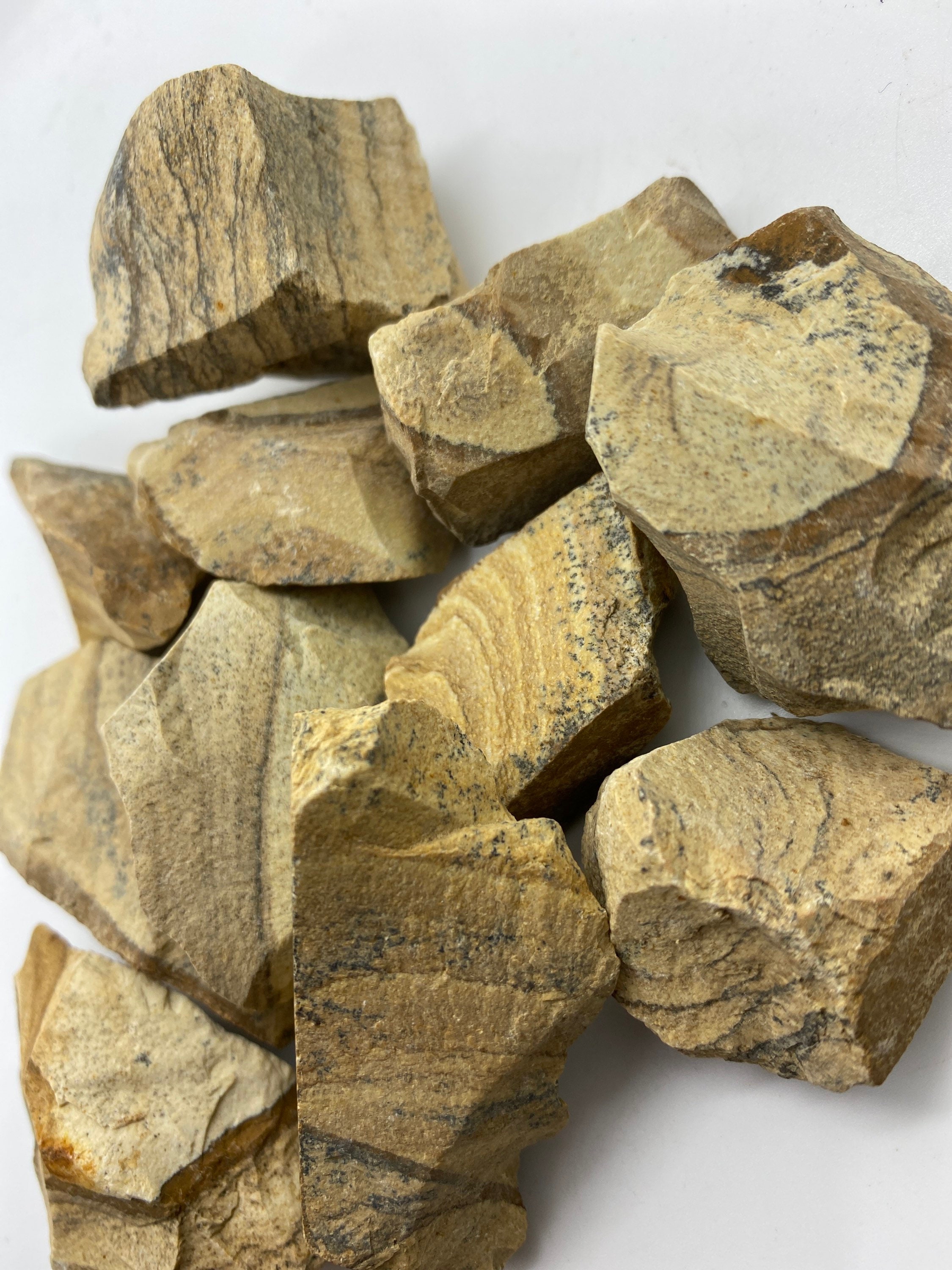 Picture Jasper Raw Picture Jasper Stone Rough Banded Jasper - Etsy