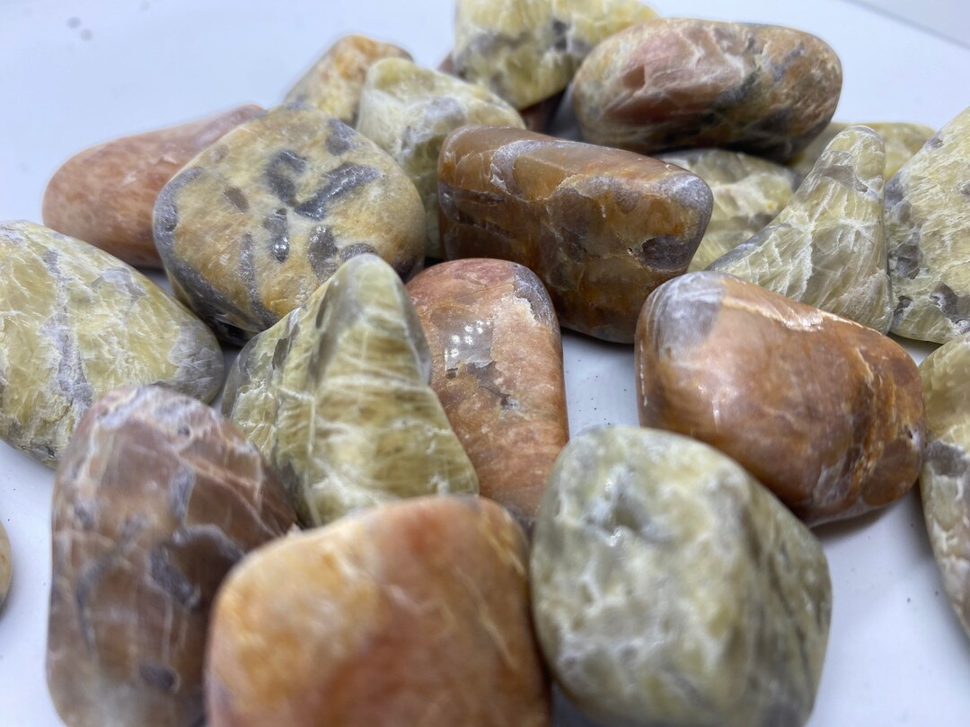 Zebradorite , Tumbled Natural Graphic Feldspar - Soulshine - Etsy