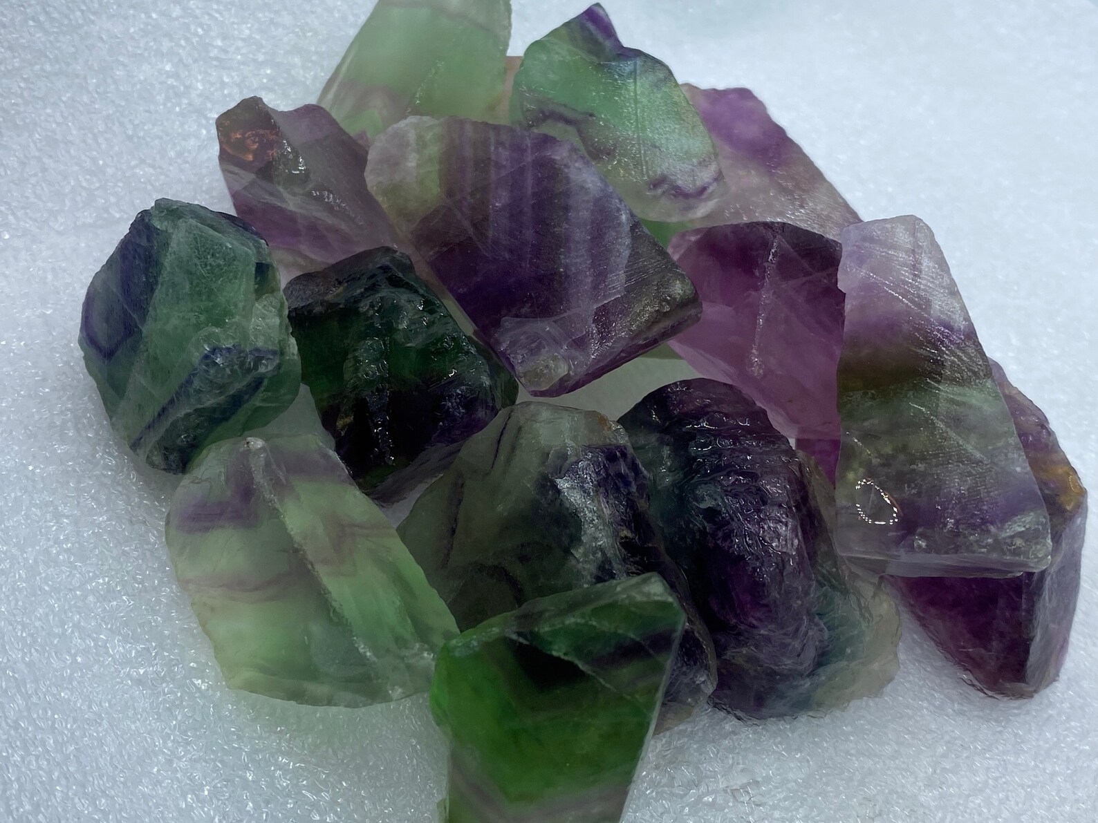 Rainbow Fluorite Crystal Raw Fluorite Stone Rainbow Flourite - Etsy