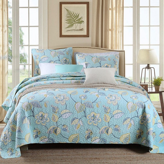 Quilted Cotton Bedspread Queen White Classic Quilted Cotton King