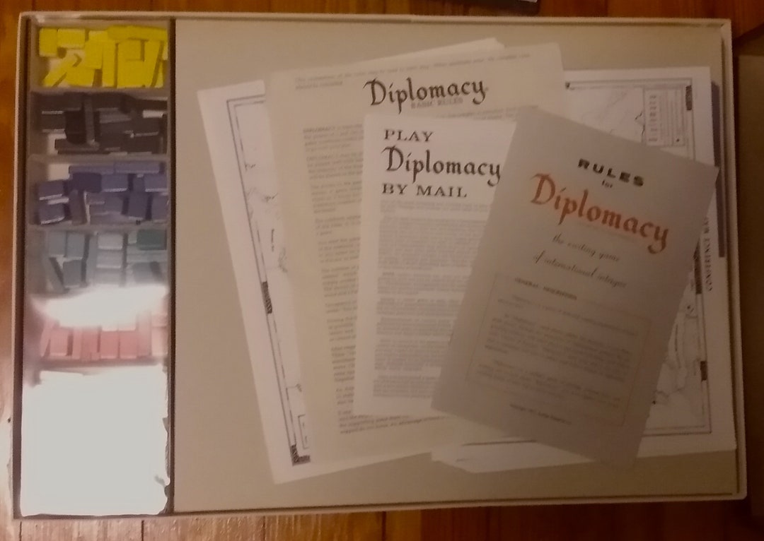 Diplomacy Board Game 1st Edition (1971) - Etsy