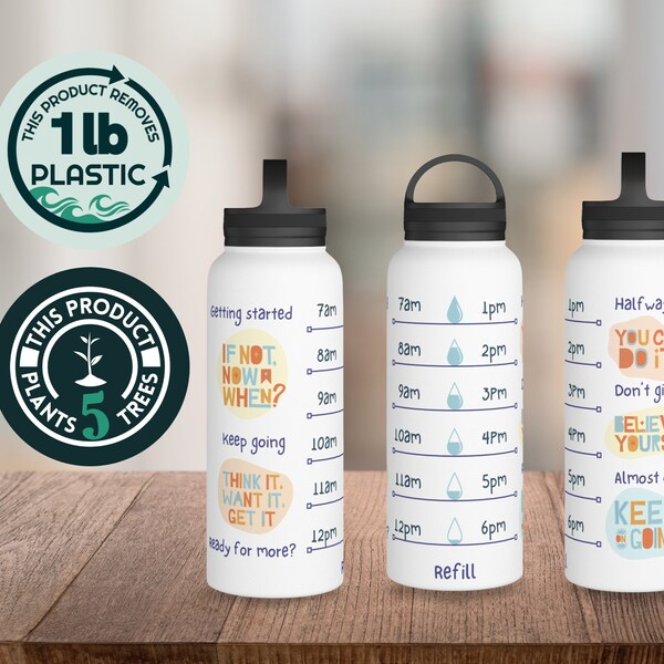 Motivational Water Bottle - Etsy