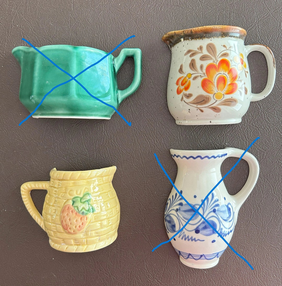 Cut in Half 3D Vintage Pitchers for Mosaic Art lot 97 - Etsy