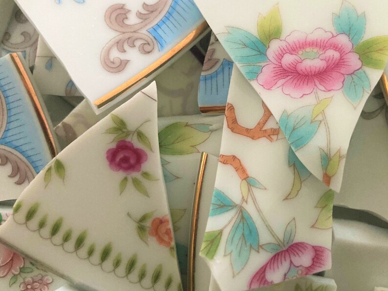 ; free shipping most tile purchases 40.00+ Lot 62 120 Large Pink White ...