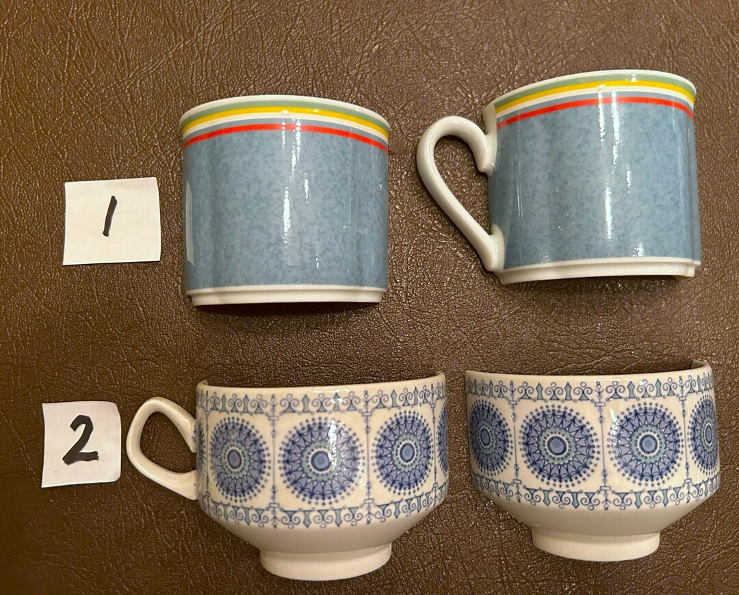 Two Sets of Half Cups sold by the Set for Mosaic Art Saw Cut lot C5 - Etsy