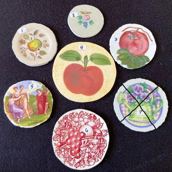 Apple Ceramic Tiles - Etsy