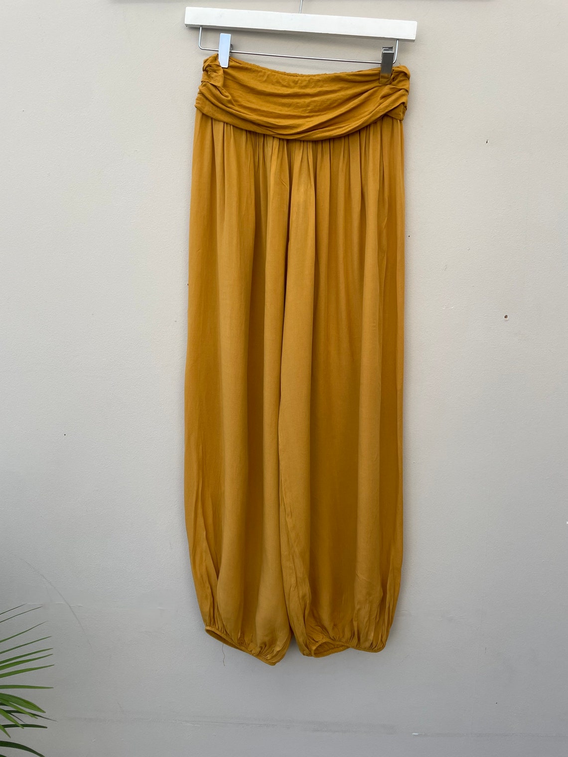 The Bali Balloon Plain Harem Pants. Yoga Pants. Leisure Wear. Cotton ...