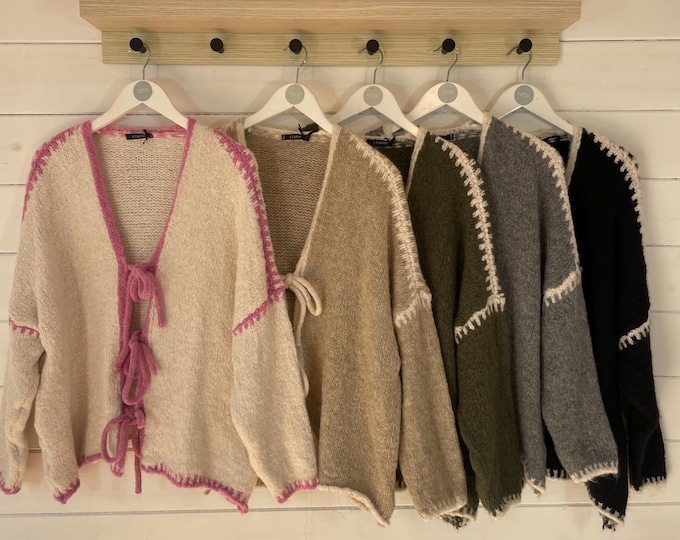 AUTUMN Chunky Sweater, Hand Knit Jumper, Autumn Colours Sweater, Burnt ...