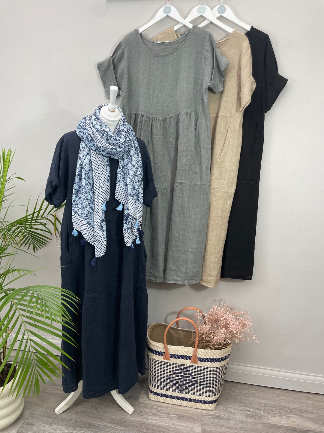 The Primrose Linen Dress. Linen Clothing. Linen Dress. - Etsy