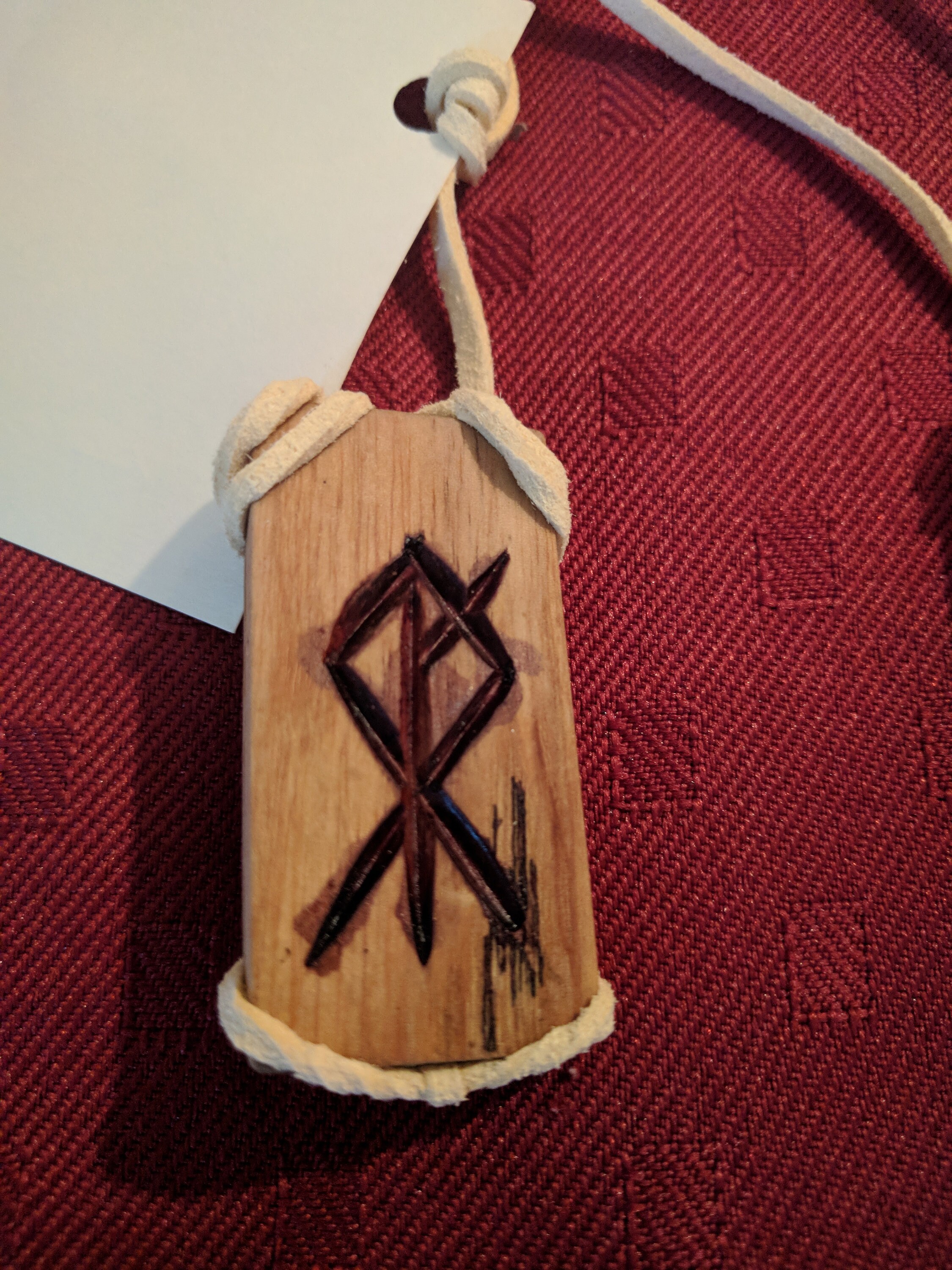 Fortune Bind-rune Pendant - Etsy