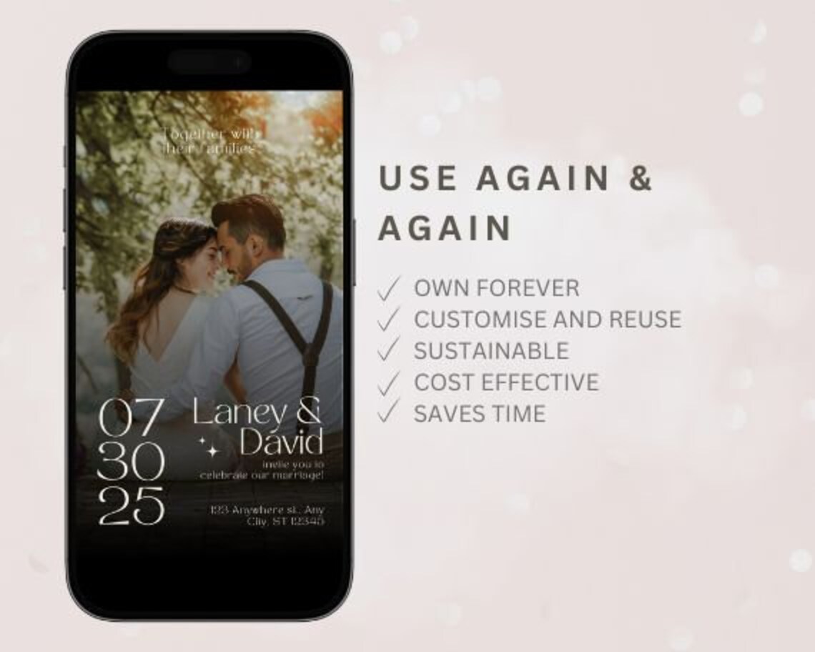 Animated Invitation | Wedding Timeline Invitation | Video Invitation ...