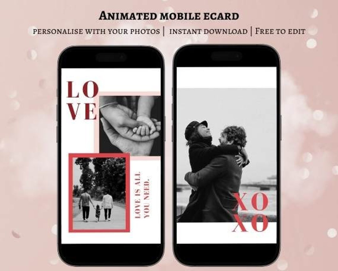 Customisable Valentines Card | Mobile Valentines Ecard | Valentine's ...