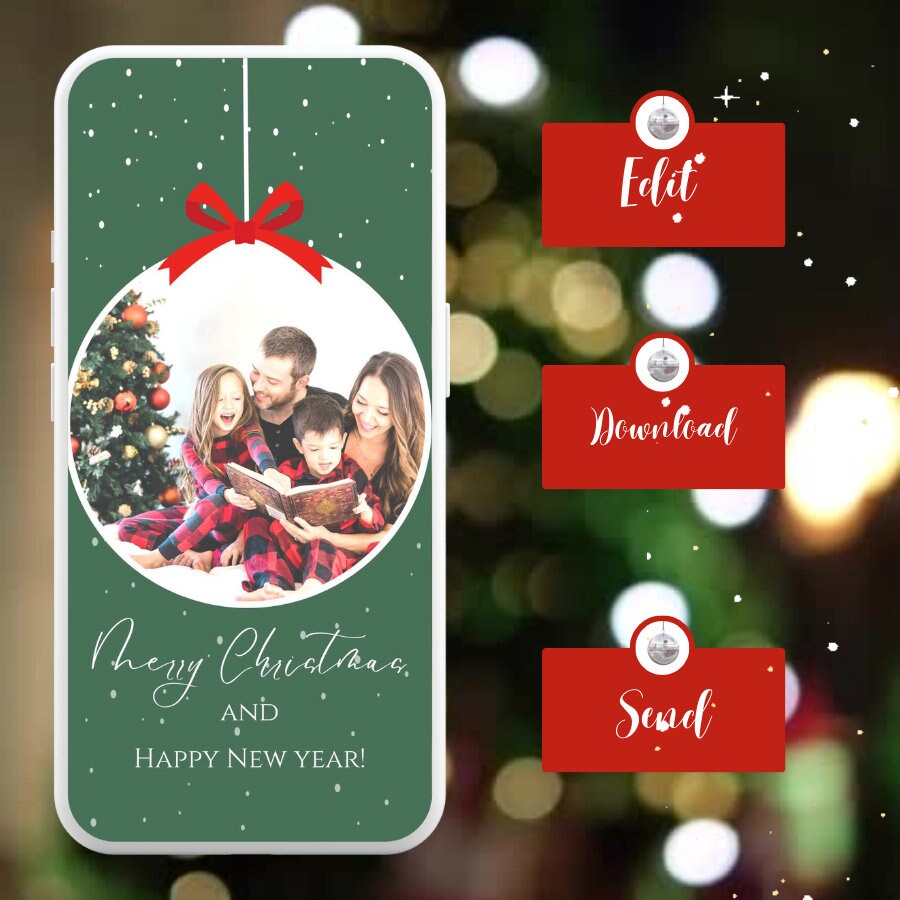 Customisable Digital Christmas Card | Christmas Ecard | Video Message ...