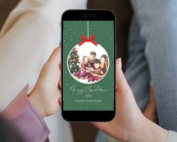 Customisable Digital Christmas Card | Christmas Ecard | Video Message ...