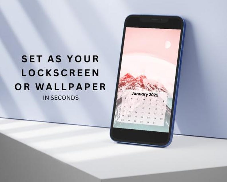 Mountain Moments 2025 Digital Calendar | Smartphone Wallpaper ...