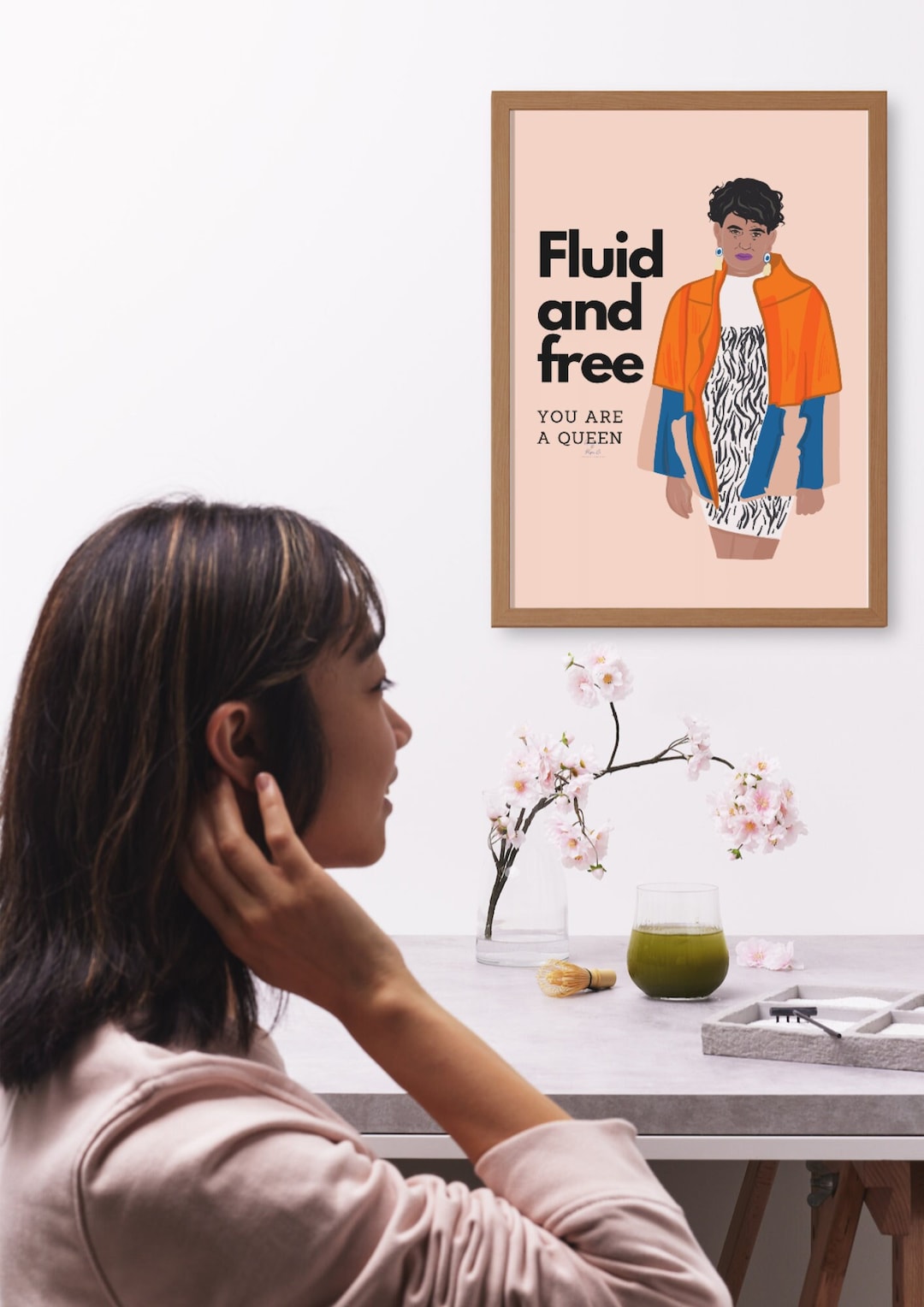 Wall Art Alok Vaid-menon Poster Wall Art Queer Art Trans - Etsy