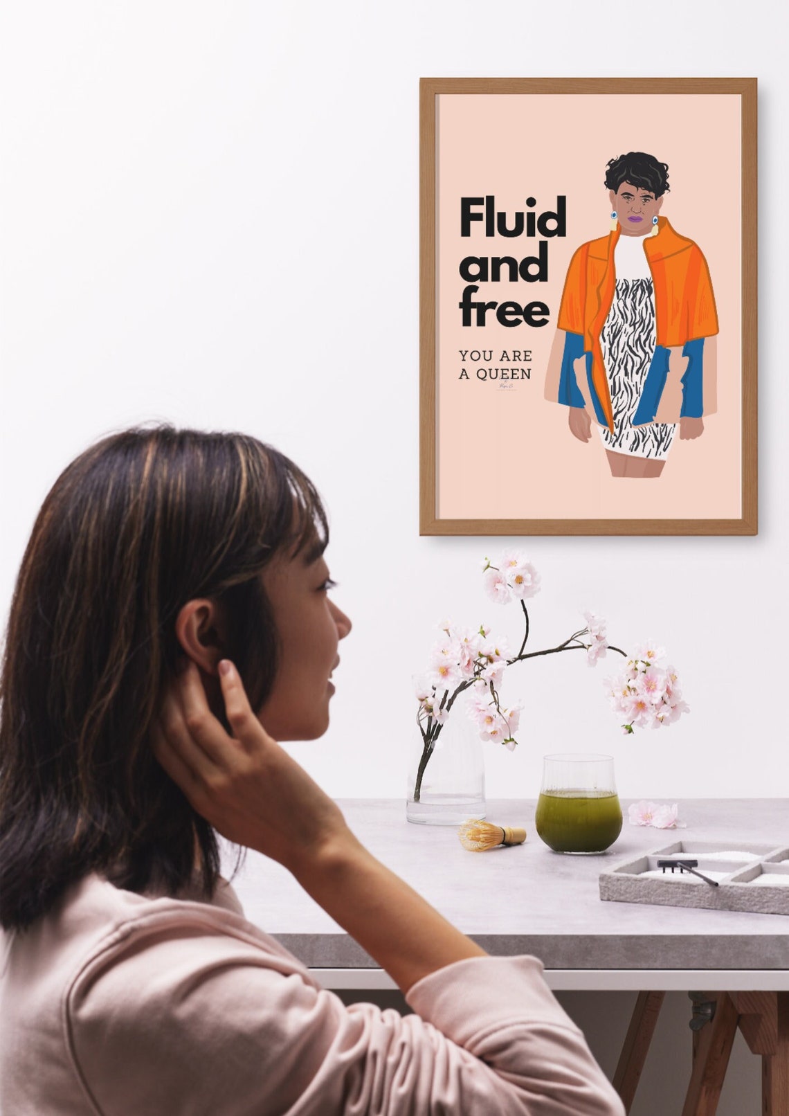 Wall Art | Alok Vaid-menon Poster Wall Art | Queer Art | Trans Art ...