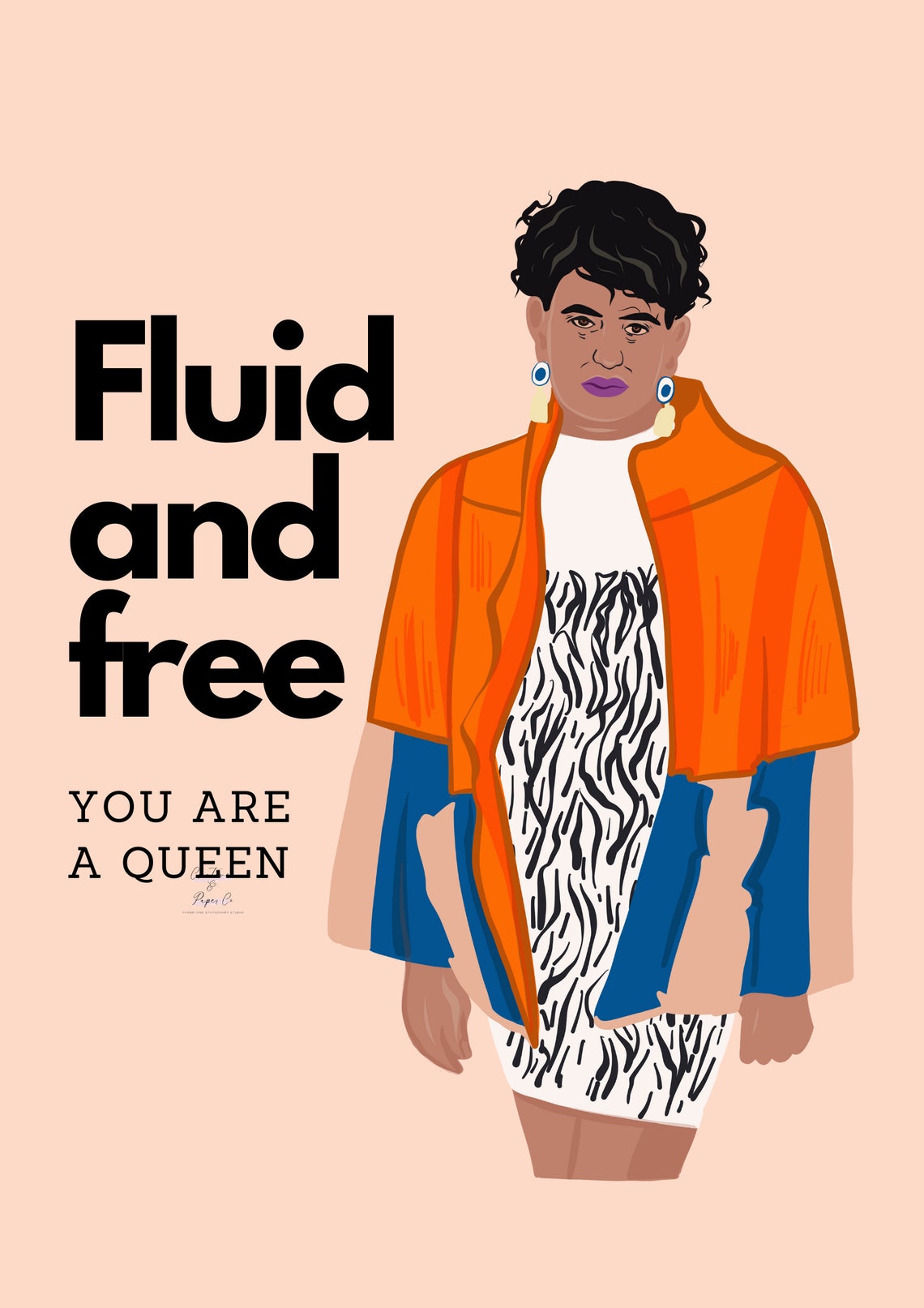 Wall Art Alok Vaid-menon Poster Wall Art Queer Art Trans - Etsy