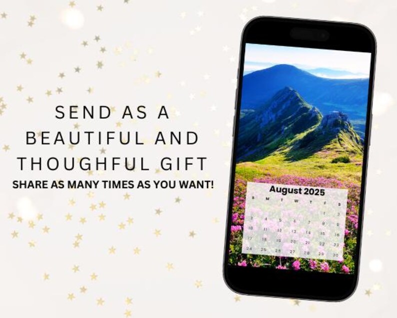 Mountain Moments 2025 Digital Calendar | Smartphone Wallpaper ...