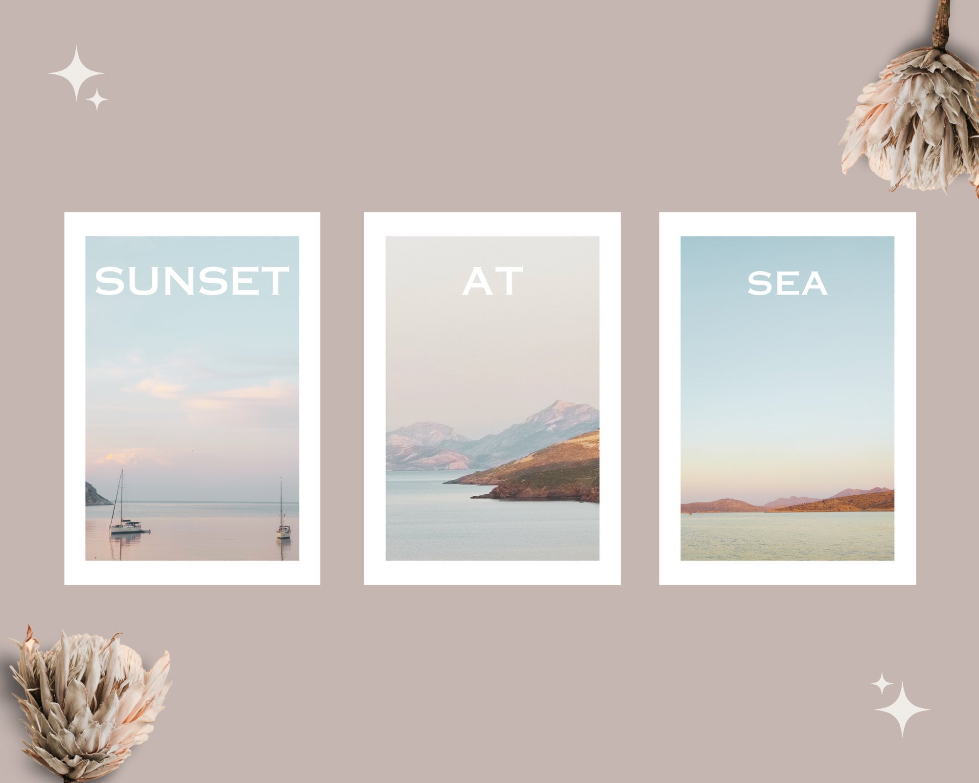 Boat Art Print Sailing Poster Set of 3 Sailing Posters - Etsy