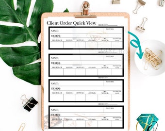 Client Order Form - Etsy