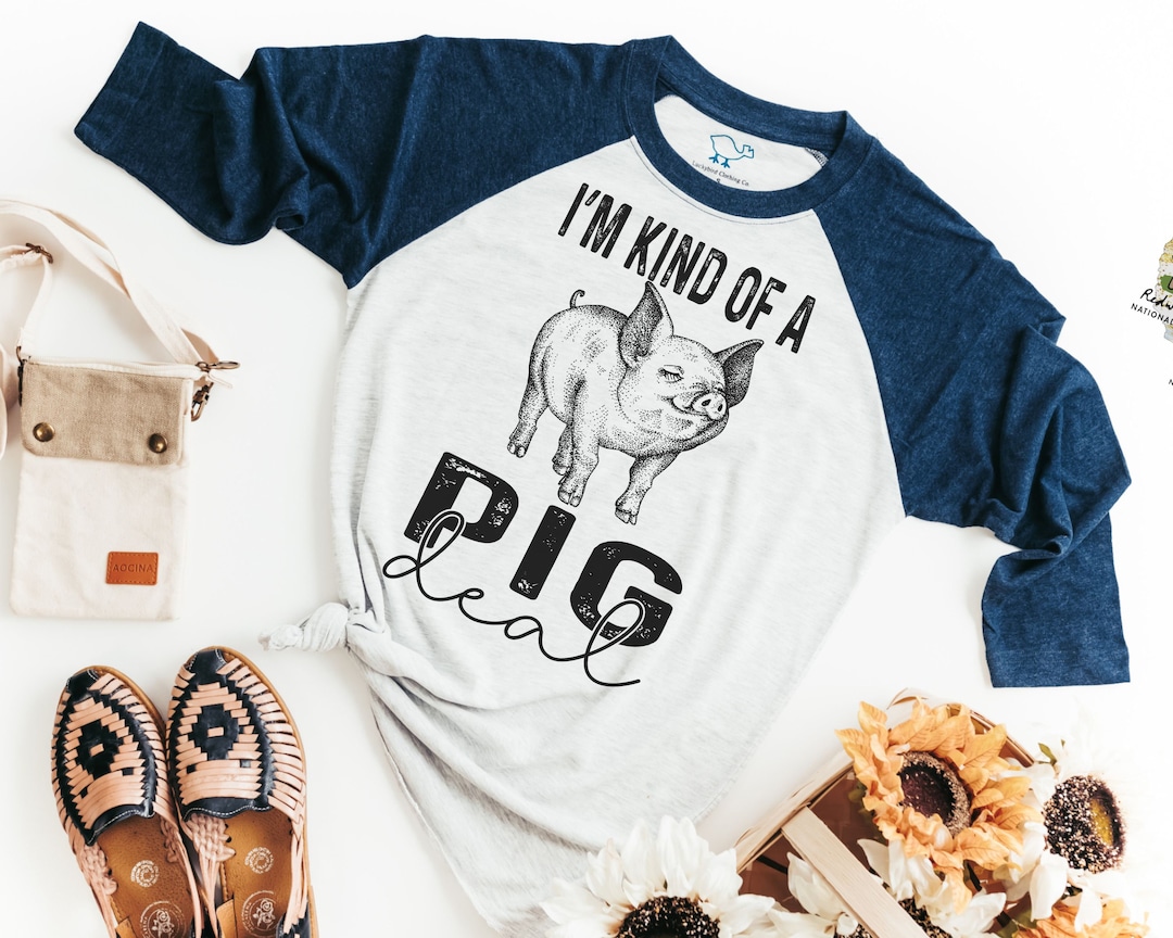 Funny Pig Shirts for Women, I'm Kind of a Big Deal Tshirt, 4H Shirt ...